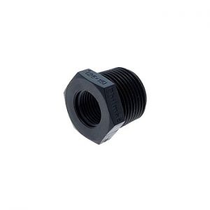 1"(32mm) Male bsp to 1/4" (12mm) Female bsp black poly bush. | Clarence ...