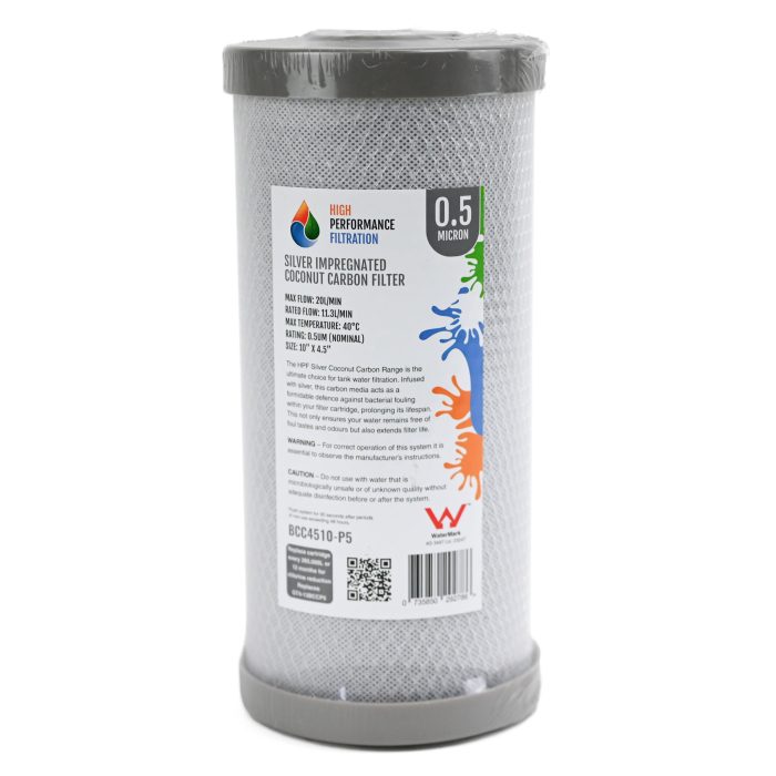1045CB0.5-Silver Impregnated 0.5 Micron Carbon Block Water Filter ...