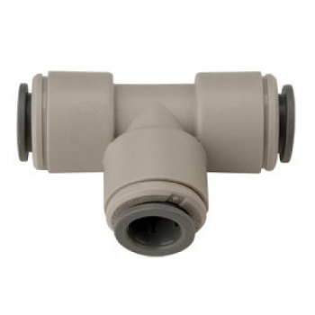 JG PI0212S quick connection equal 3/8" OD tube tee | Clarence Water Filters Australia