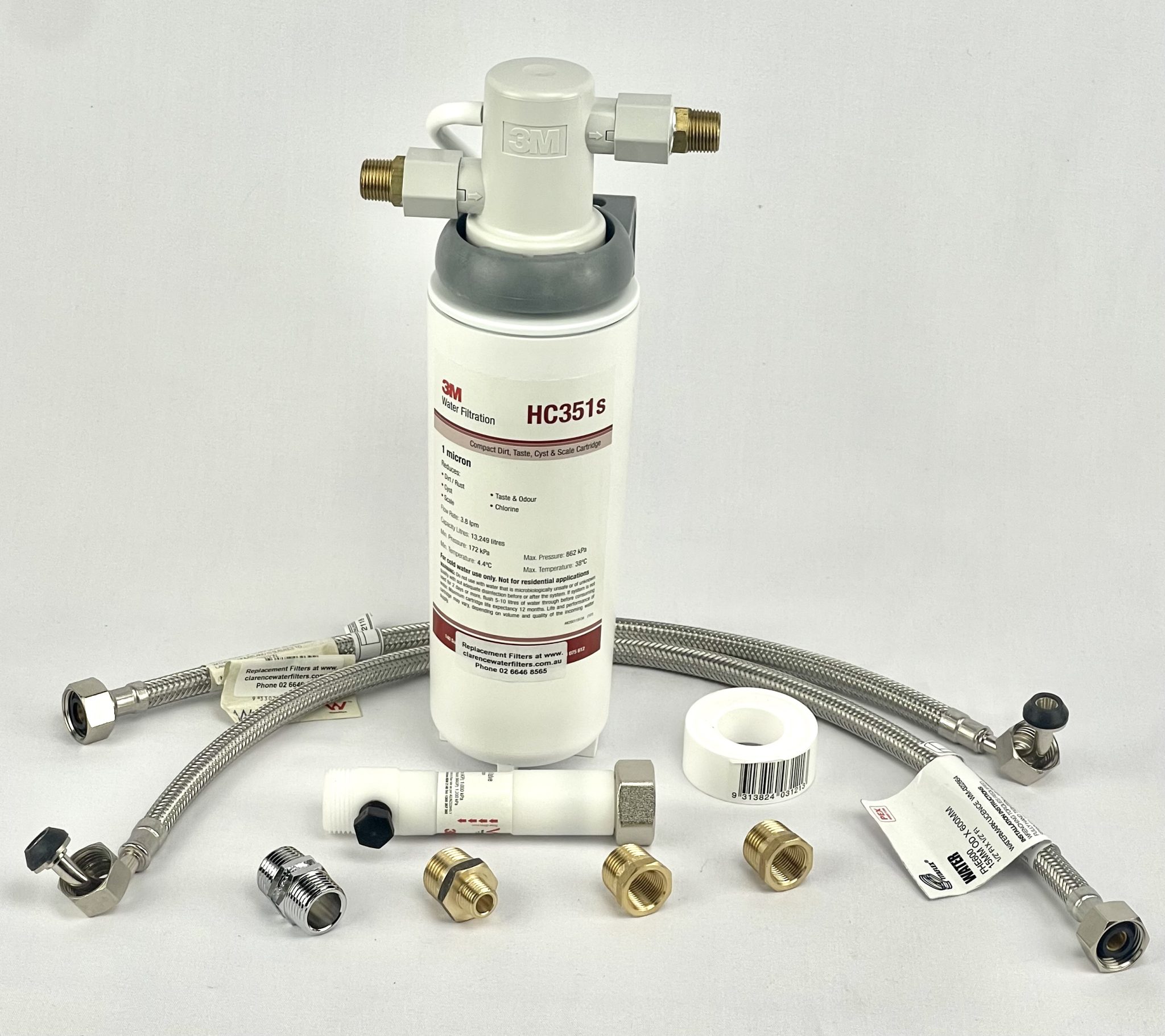 3M HiFlow Under Sink Inline Water Filter System