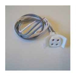 UV 4 Pin Lamp Lead & Ceramic Lamp Socket - Clarence Water Filters Australia