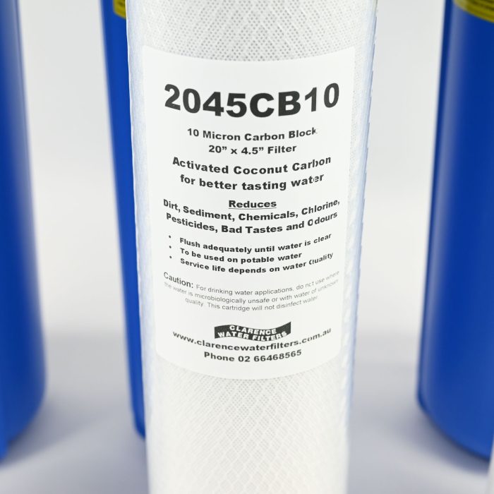 Triple Whole of House System For Town Water With Disposable Filters