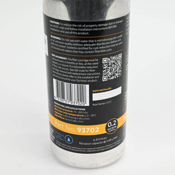 ZIP 93702 Genuine MicroPurity Water Filter 1.5Z-LS 0.2 Micron