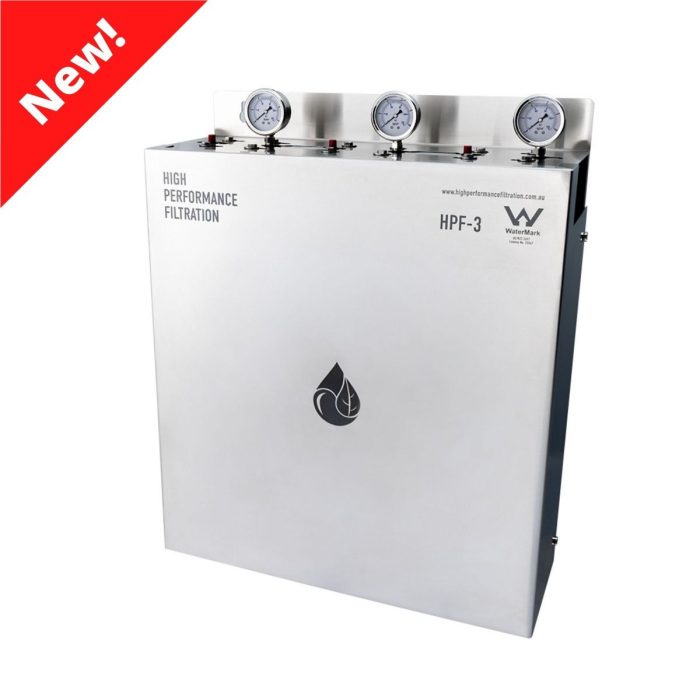 HPF-3 Triple Whole House Water Filtration System In Stainless Steel ...