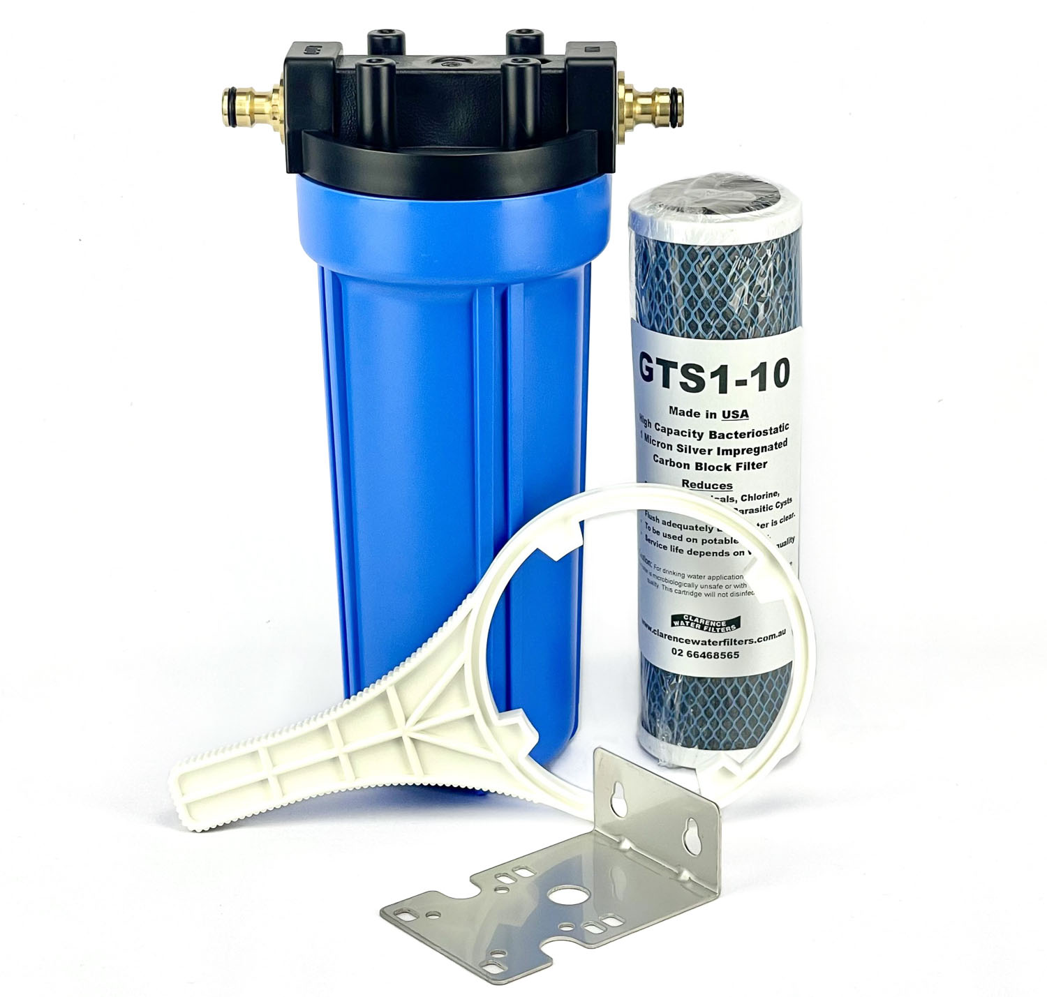 Single Caravan & RV Water Filter System with Silver Carbon Filter ...
